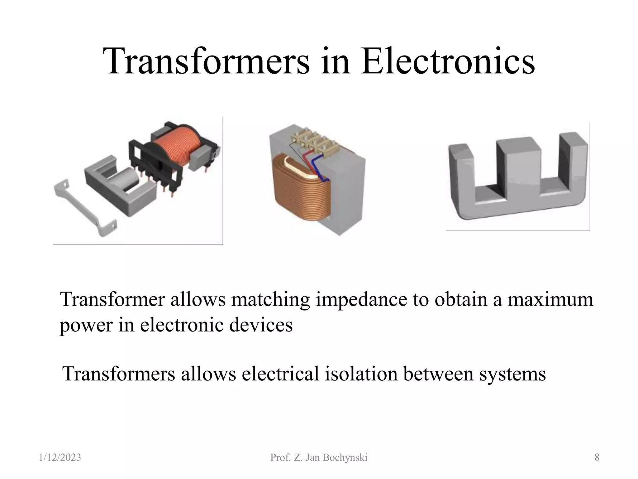 TRANSFORMERS FOR EE-UY-2613.pptx | Computer Networking | Computing