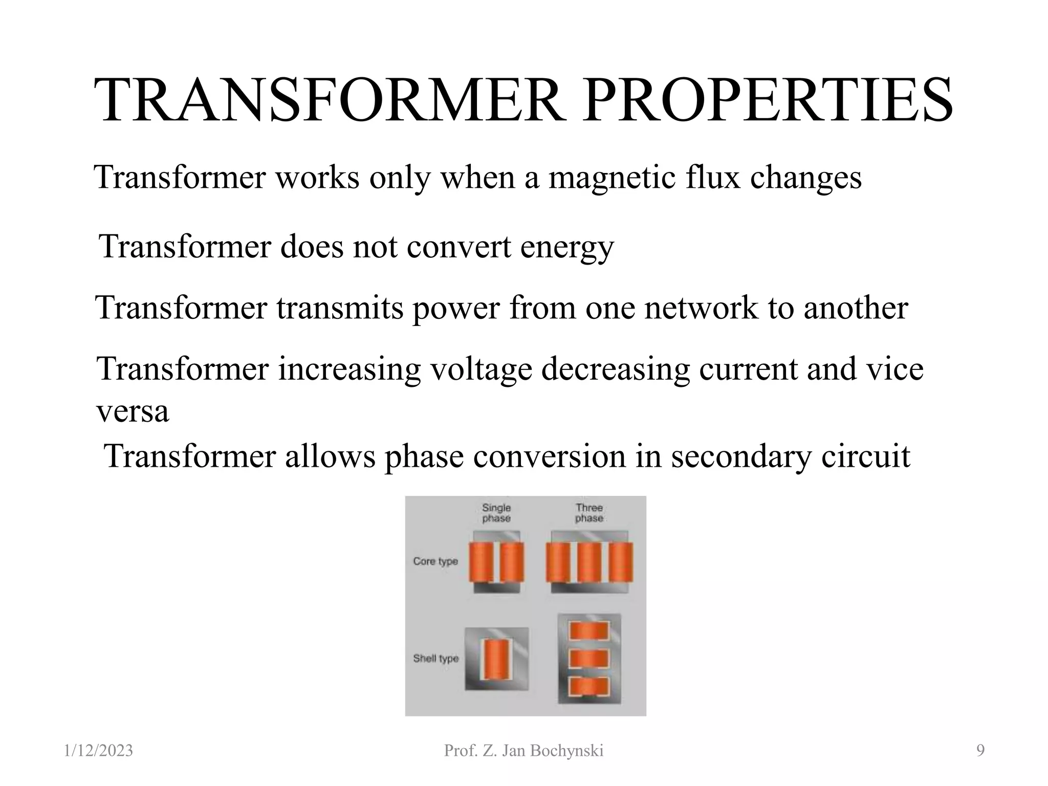 TRANSFORMERS FOR EE-UY-2613.pptx | Computer Networking | Computing
