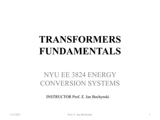 TRANSFORMERS FOR EE-UY-2613.pptx