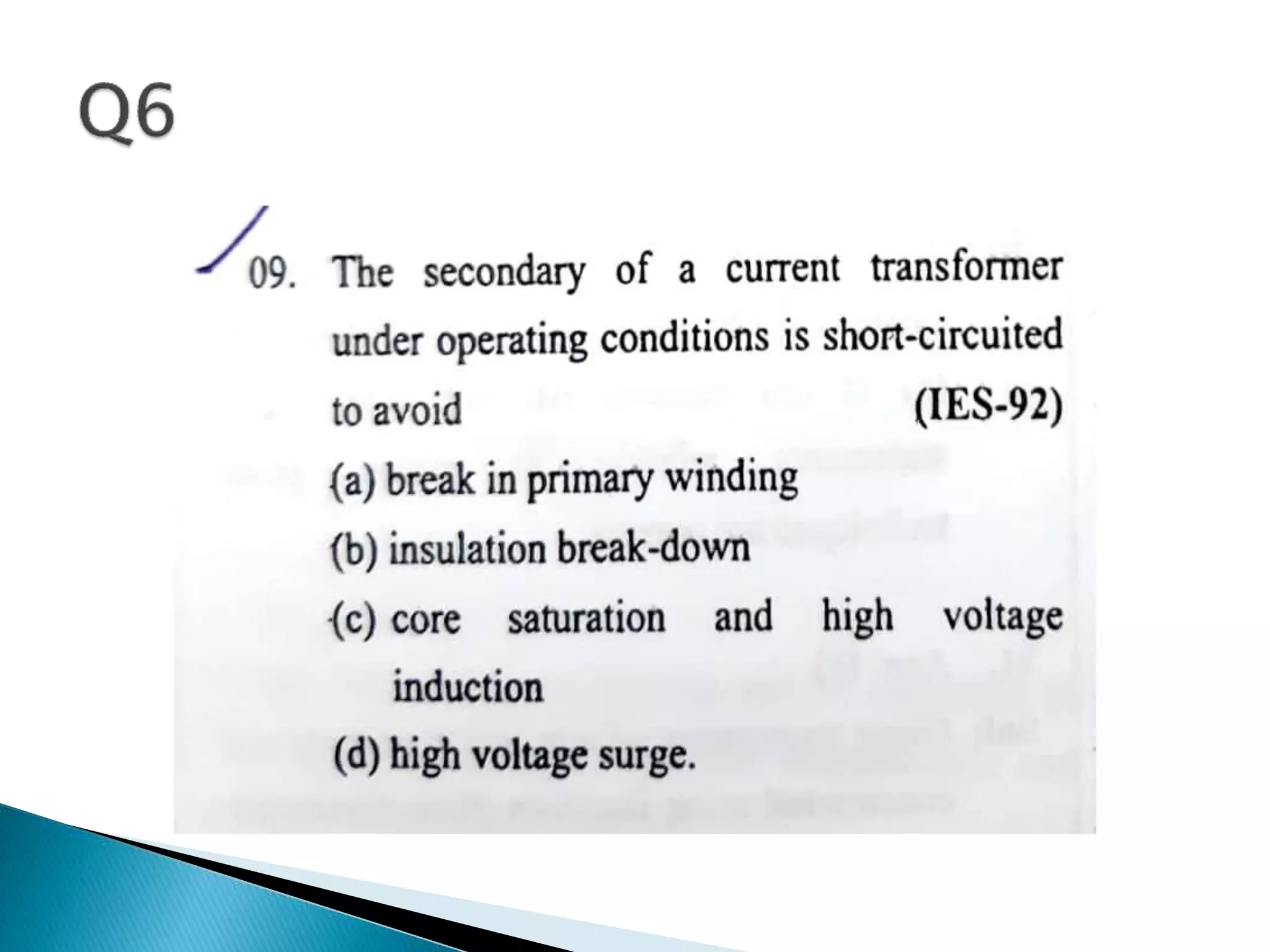 Transformers ies 10 questions | PPTX