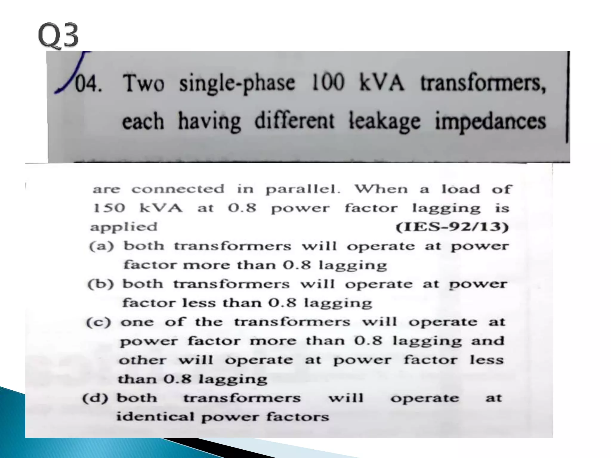 Transformers ies 10 questions | PPTX