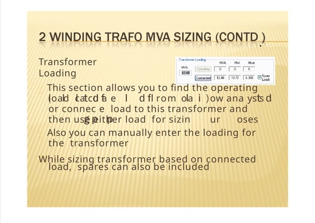 transformer sizing for starting motor.pptx