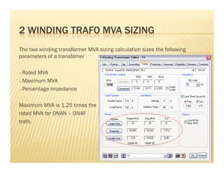ETAP - Transformer sizing using etap | PDF