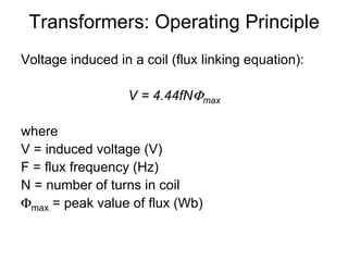 Transformers tutorial | PDF | Physics | Science