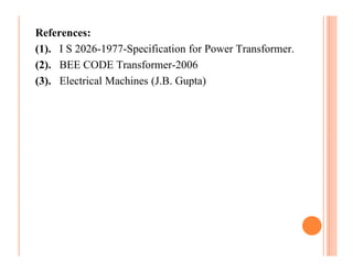 Transformer testing | PDF