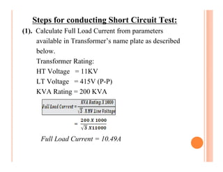 Transformer testing | PDF