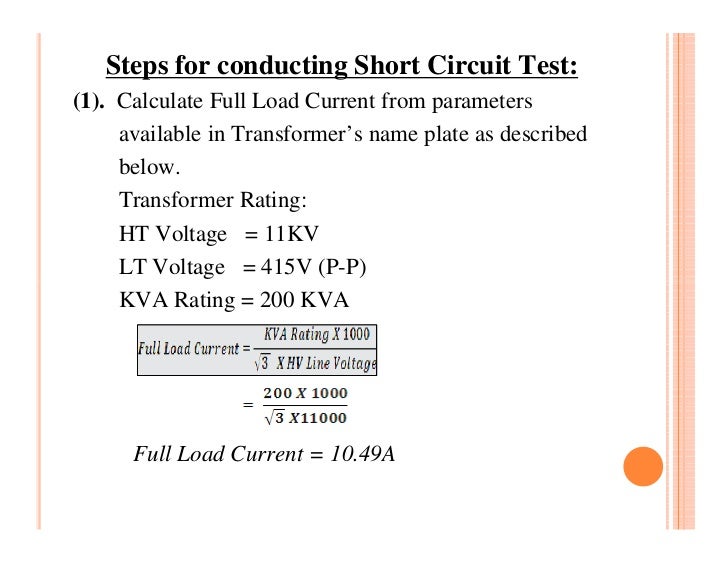 Transformer Testing