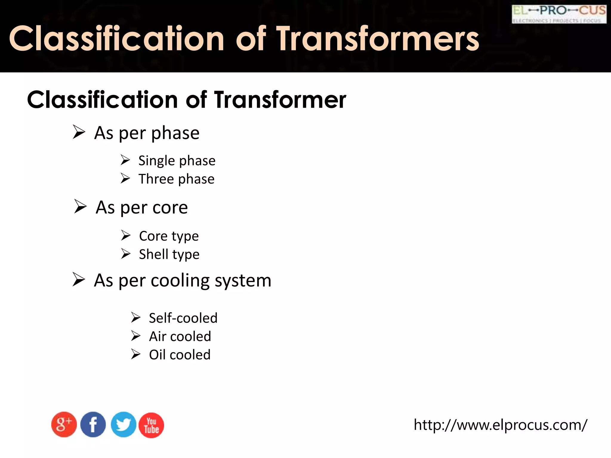 Transformer types | PPTX
