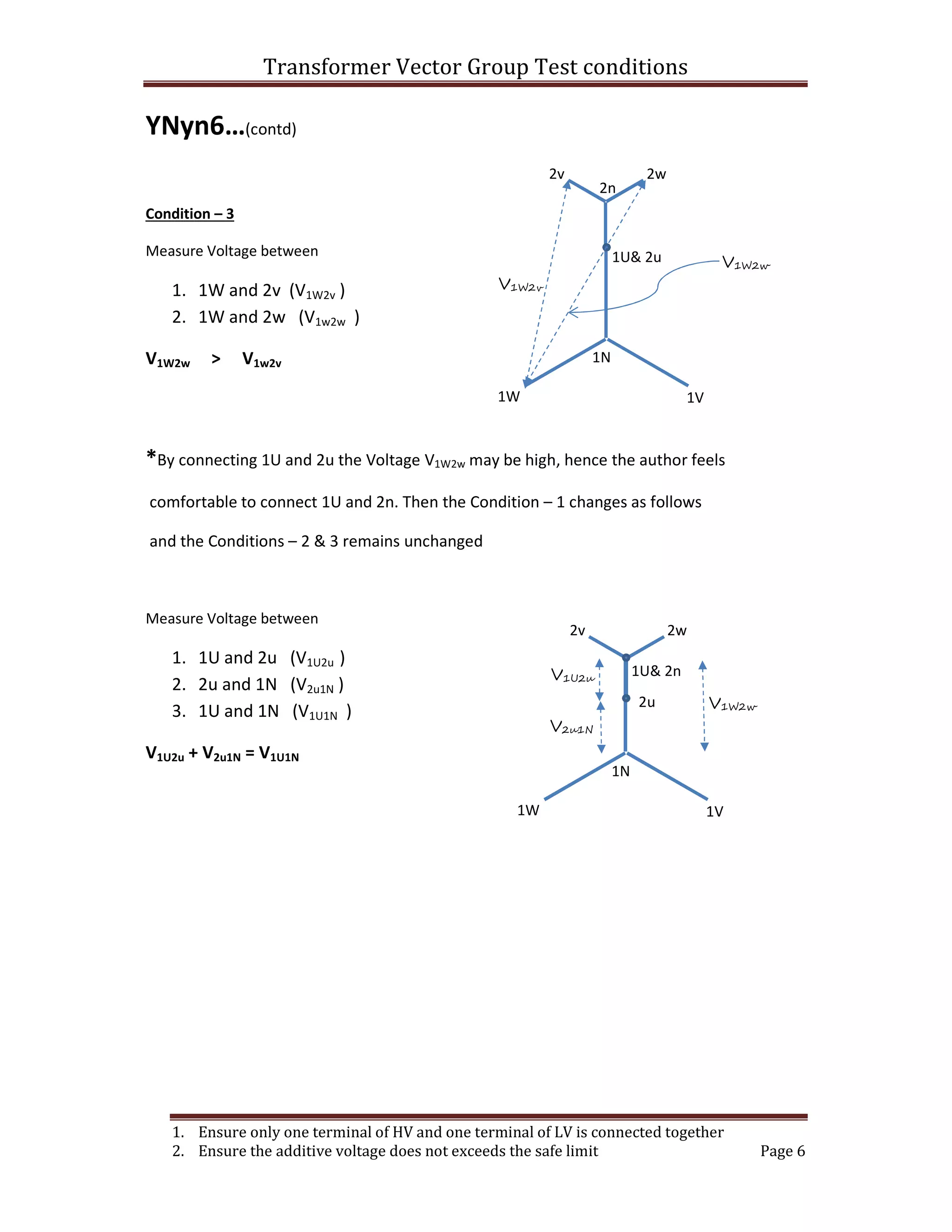Transformer vector group_test_conditions | PDF