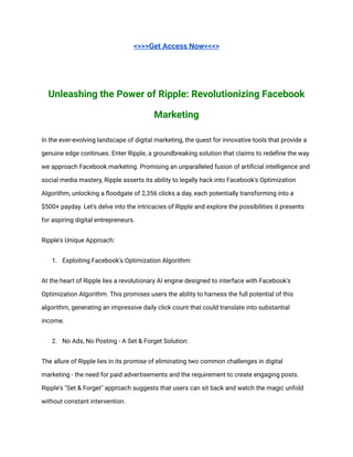 Transform Facebook Traffic into $500+ Paydays – No Ads, No Hassle!.pdf