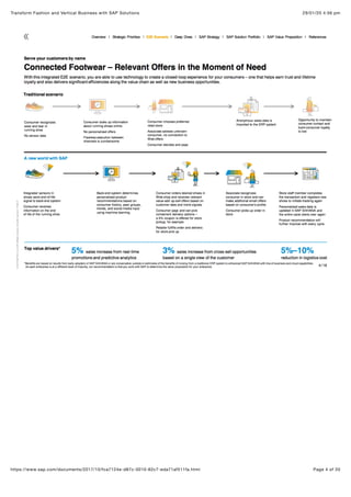 Transform fashion and vertical business with sap solutions | PDF