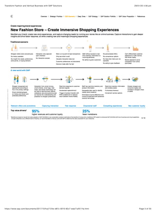 Transform fashion and vertical business with sap solutions | PDF