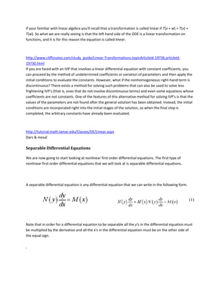 Transform idea | PDF