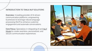 Tanla NLP Solutions: Redefining AI-Driven Communication | PDF