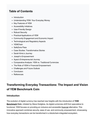 Transforming Everyday Transactions: The Impact and Vision of YEM ...