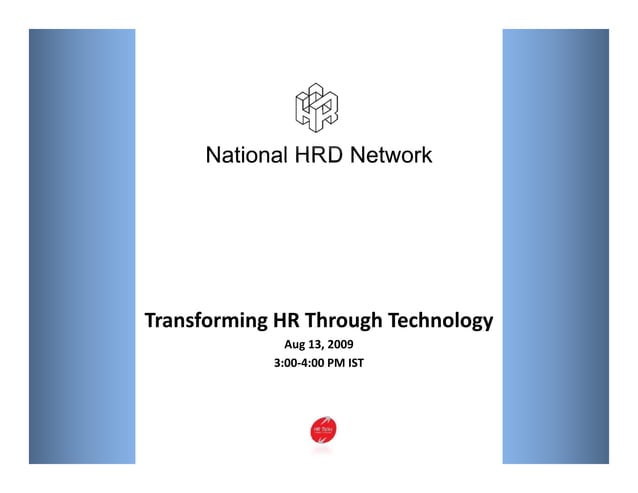 Transforming HR Through Technology | PDF | Human Resources | Business