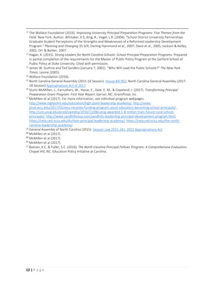 Transforming principal preparation in North Carolina | PDF