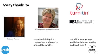 Detecting and addressing contract cheating in online assessment | PPTX