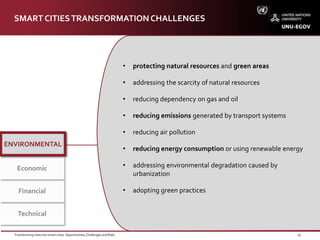 Transforming cities into smart cities opportunities, challenges and ...