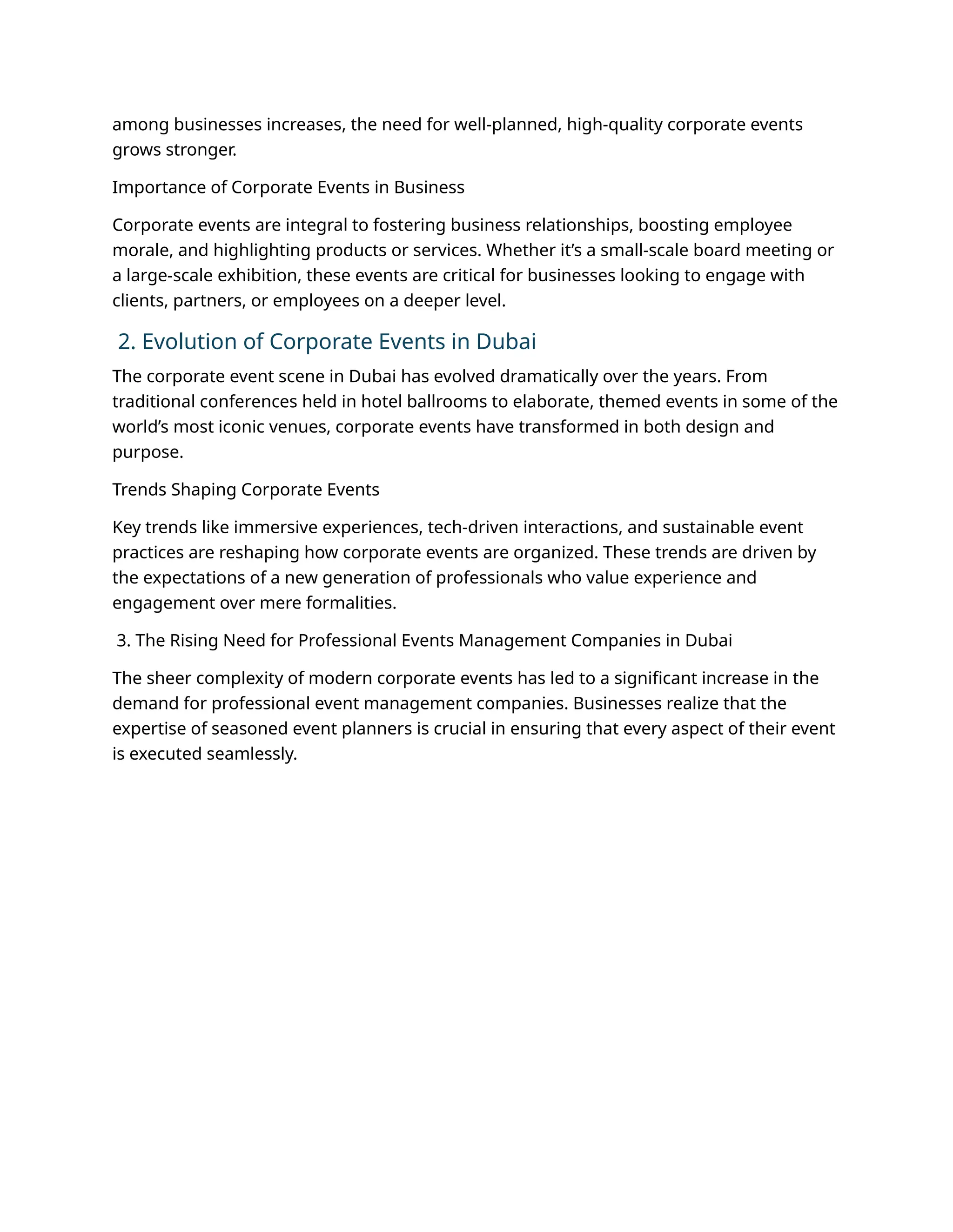 Transforming Corporate Events- The Role of Event Management Companies ...