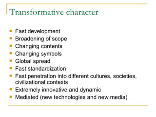 Transforming Cultural Industries | PPT