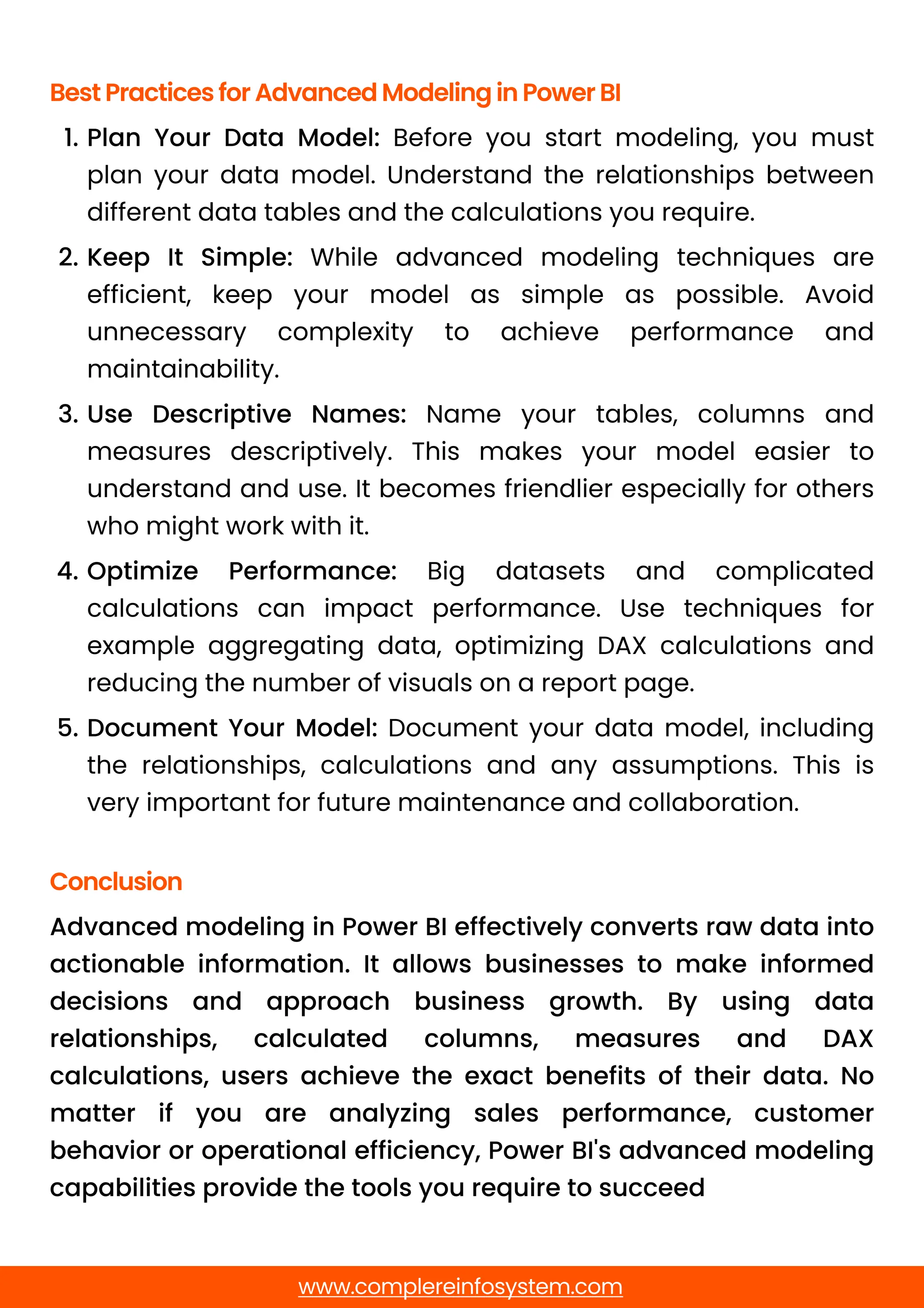 Transforming Data into Actionable Insights Advanced Modeling in Power ...