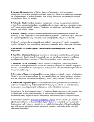 Transforming Educational Institutions with Attendance Management ...