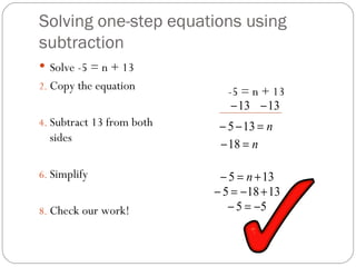 Transforming equations | PPT