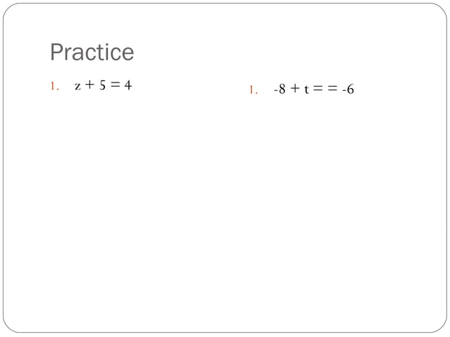 Transforming equations | PPT