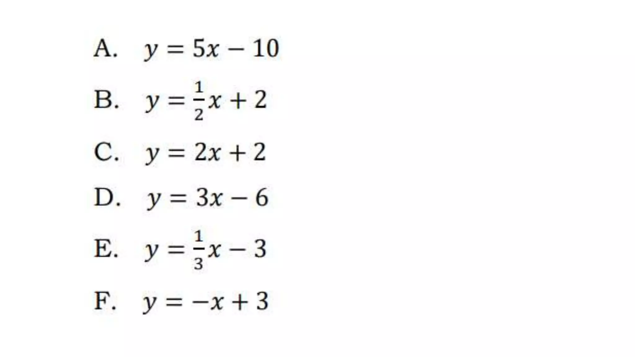 transforming equation to slope intercept form.pptx