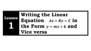 transforming equation to slope intercept form.pptx