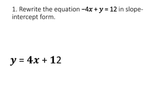 transforming equation to slope intercept form.pptx