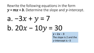 transforming equation to slope intercept form.pptx