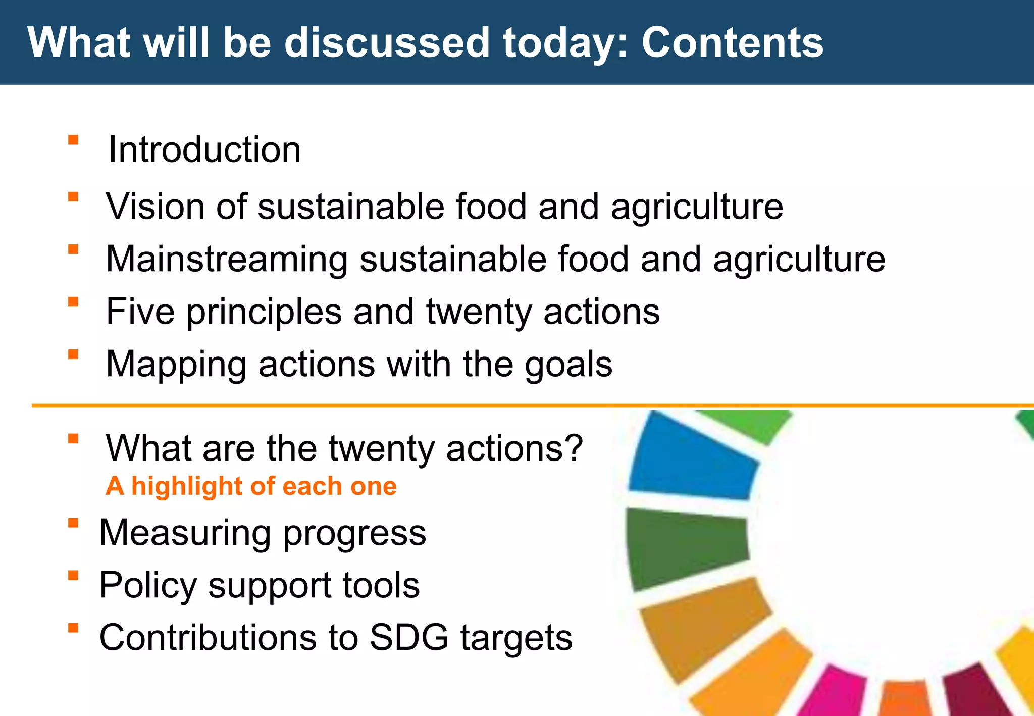 Transforming food and agri to achieve sdg en | PPT