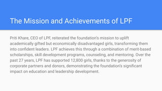 Transforming Futures_ IKEA Foundation CEO Supports Lila Poonawalla ...