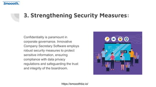 Transforming Governance: The Impact of Innovative Company Secretary ...