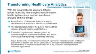 Transforming Healthcare Analytics: Five Critical Steps | PPT