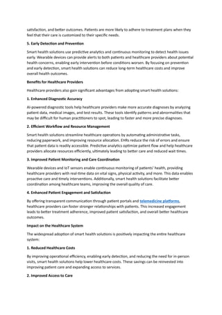 Transforming Healthcare with Smart Health Solutions: Revolutionizing ...