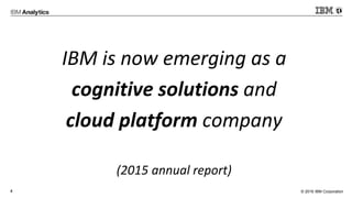Transforming ibm in the cognitive and cloud era | PPTX