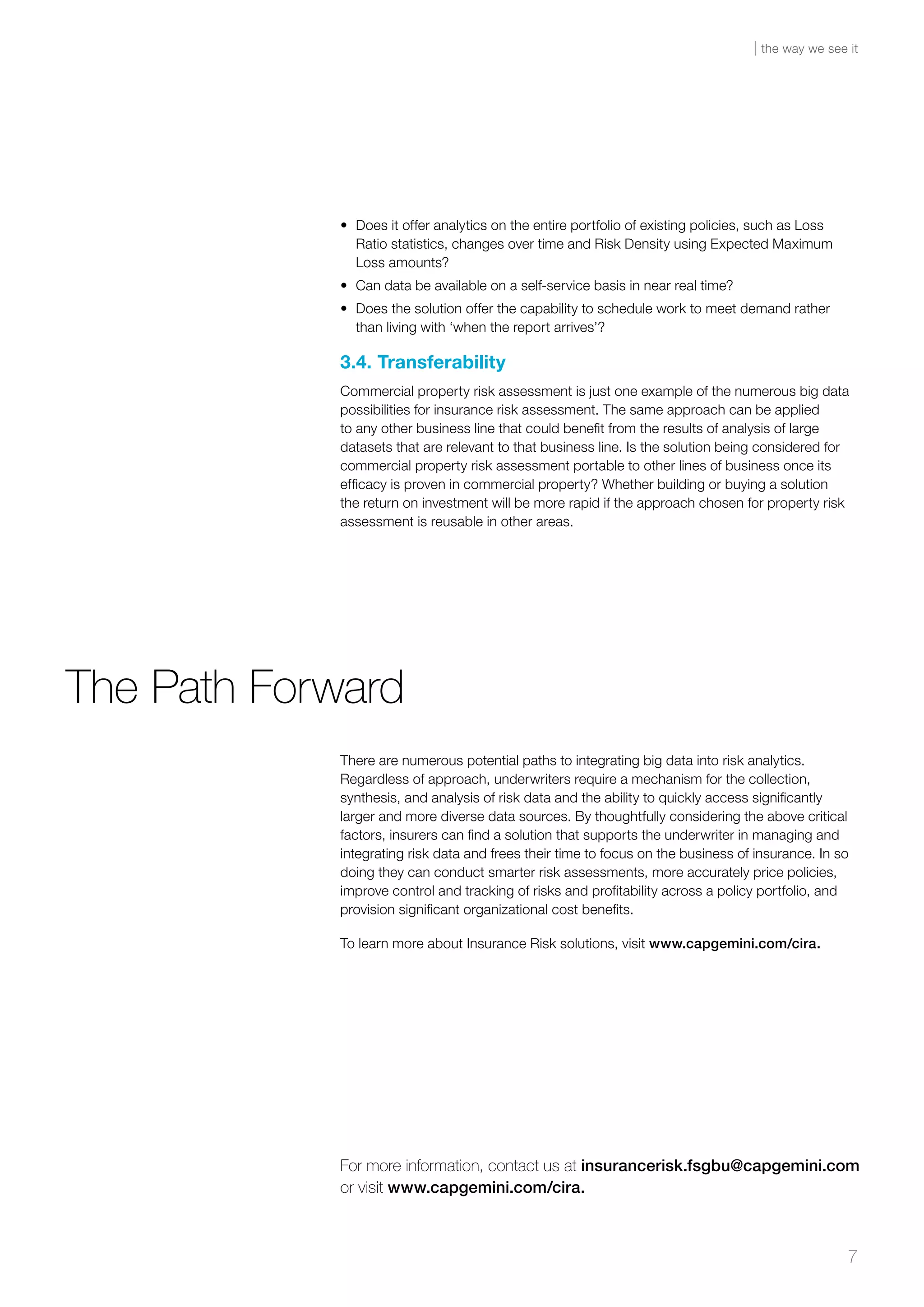 Transforming Insurance Risk Assessment with Big Data: Choosing the Best ...