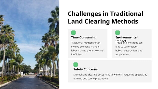 Transforming Landscapes: Comprehensive Land Clearing Solutions | PPT