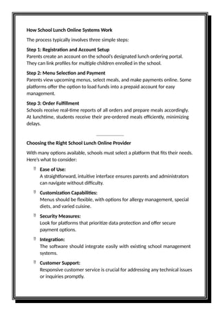 Transforming Mealtime - The Rise of School Lunch Online Systems.pptx