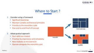 Transforming monolith systems to microservices | PPT