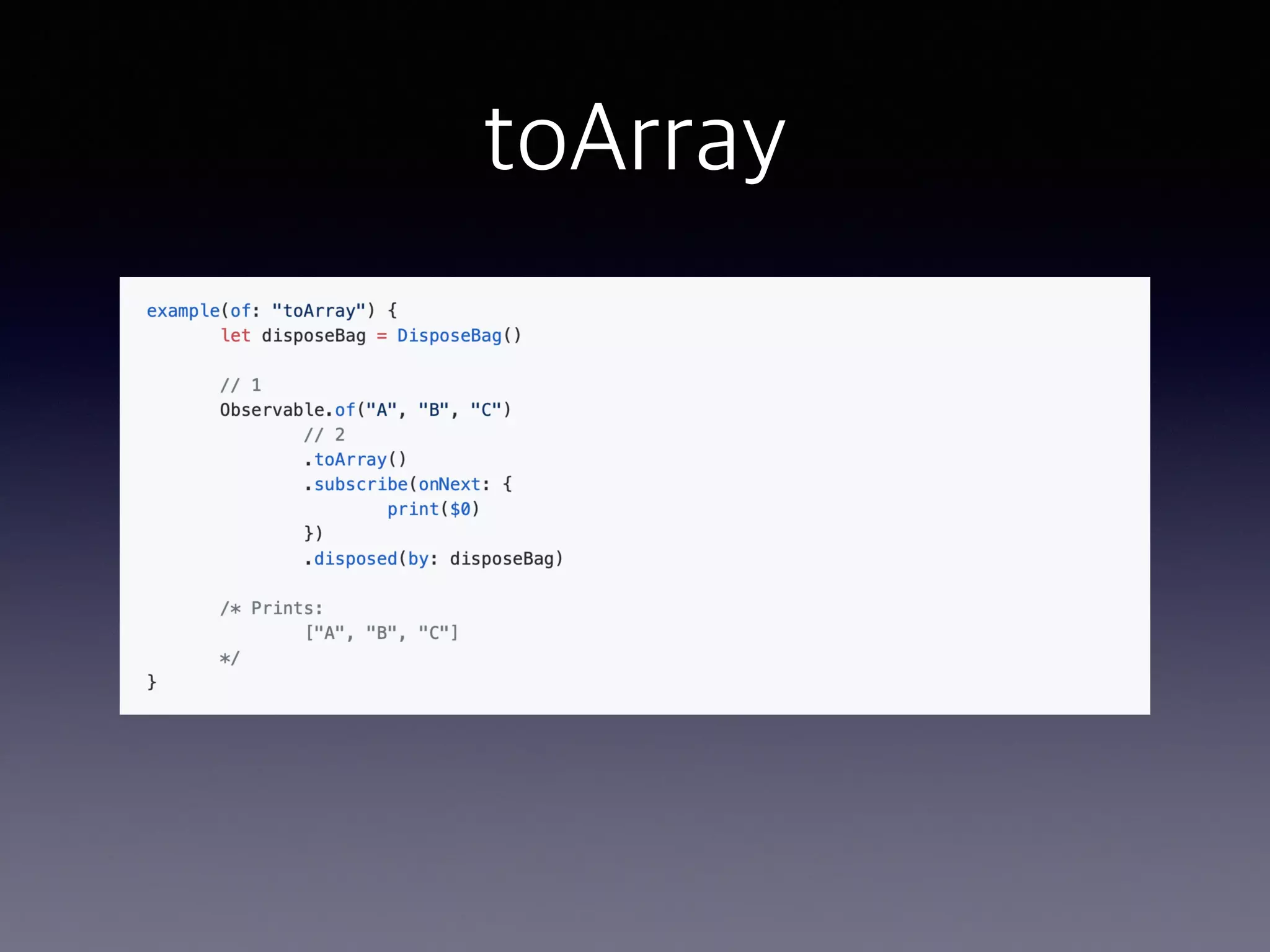 RxSwift Transforming operators | PDF