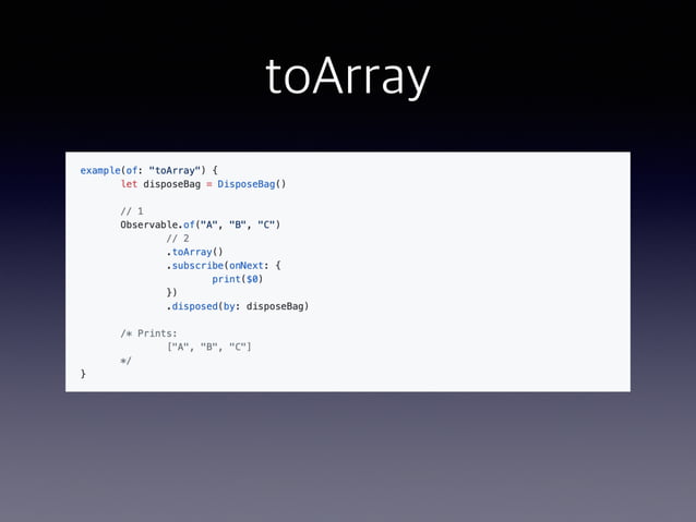 RxSwift Transforming operators | PDF