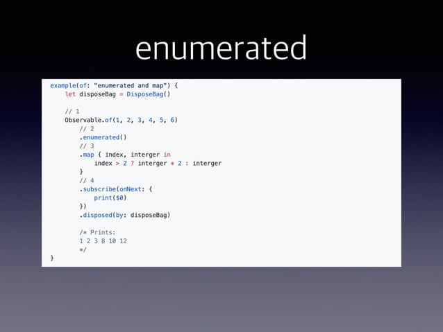 RxSwift Transforming operators | PDF
