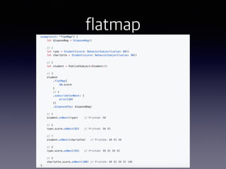 RxSwift Transforming operators | PDF