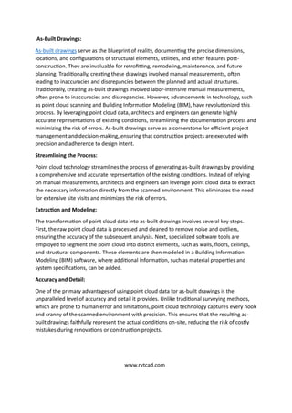 Transforming Point Cloud Data into As-Built Drawings.pdf