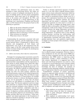 Transforming project risk management into project uncertainty ...