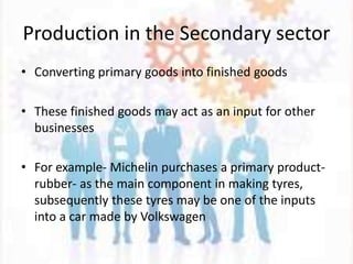Transforming resources into goods and services | PPTX
